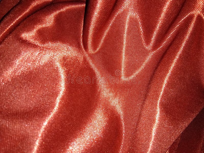 Brown Reddish Brown Shiny Fabric Background Stock Photo - Image of ...