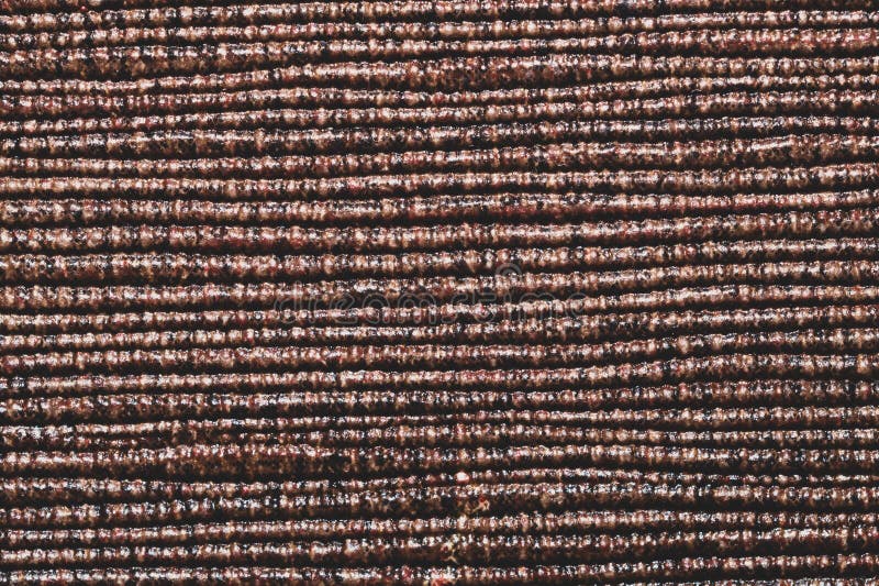 Brown Ribbed Knit Wool Like Texture, Textured Fabrics Knitted Jersey ...