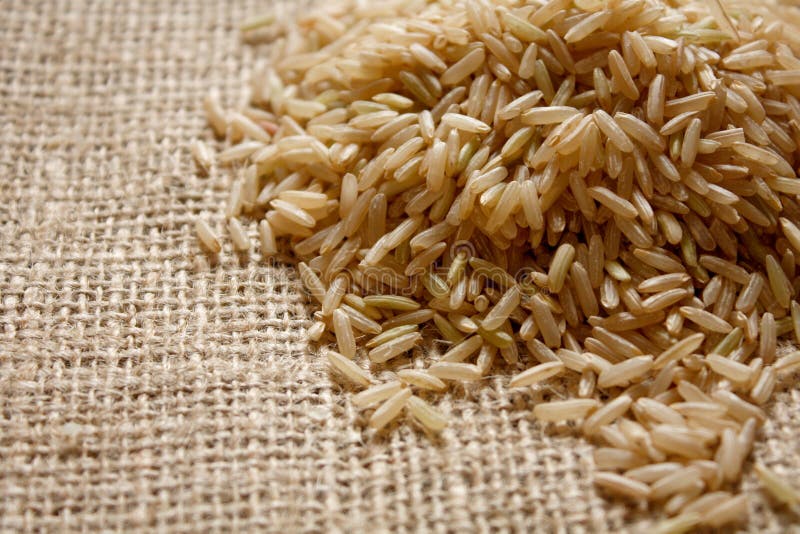 Brown rice stock image. Image of healthy, rice, cooking - 4385165