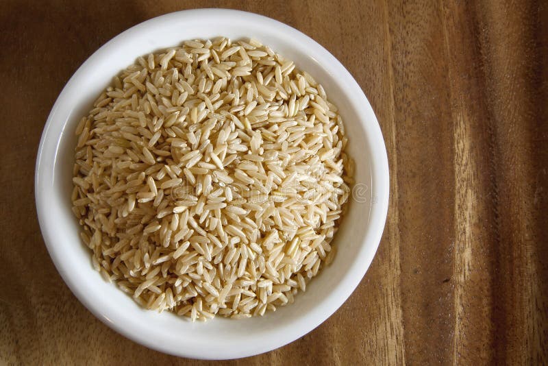 Brown rice stock image. Image of brown, shot, china, rice - 37579087