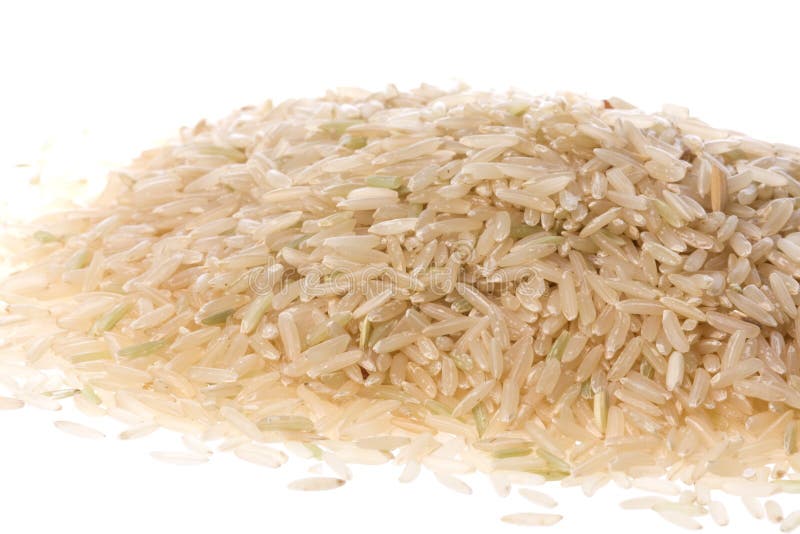 Brown Rice stock image. Image of cook, food, healthy, kitchen - 2396503