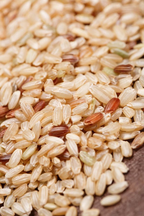 Brown rice stock photo. Image of heap, wood, products - 54275286