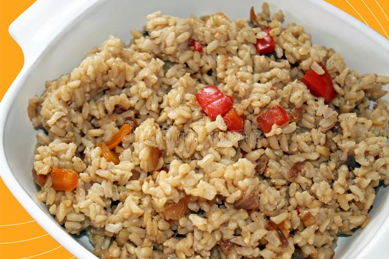Brown Rice stock photo. Image of meal, casserole, calories - 39262868