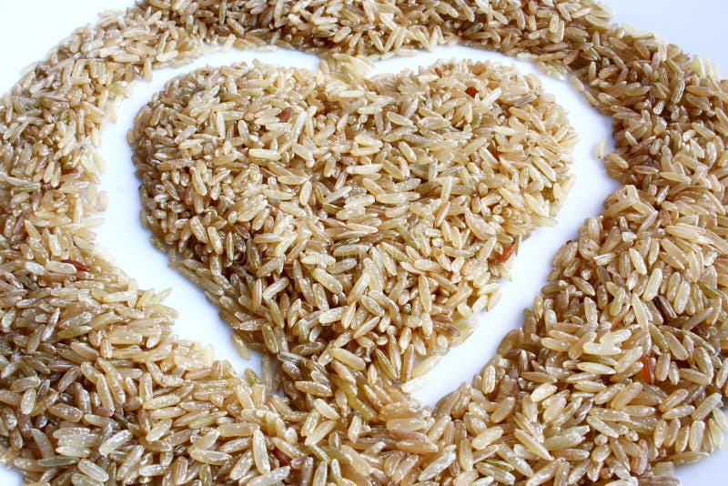 Whole Grain Brown Rice stock photo. Image of metaphors - 7839434