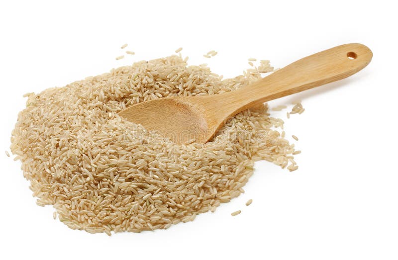 Brown rice stock photo. Image of grain, ingredient, harvesting - 19334632