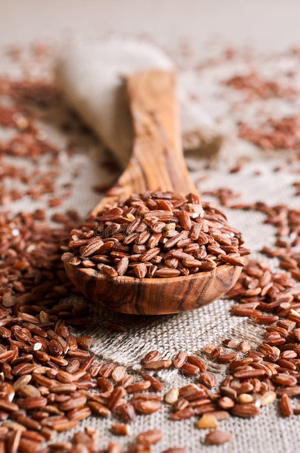 Brown rice stock photo. Image of grain, meal, agriculture - 48855952