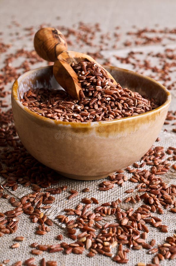 Brown rice stock photo. Image of cuisine, eating, close - 48863584