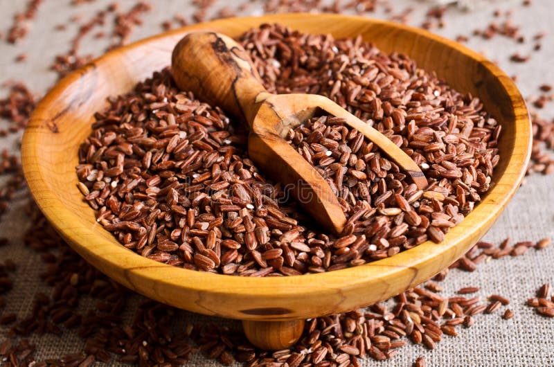 Brown rice stock image. Image of closeup, dish, eating - 48863789