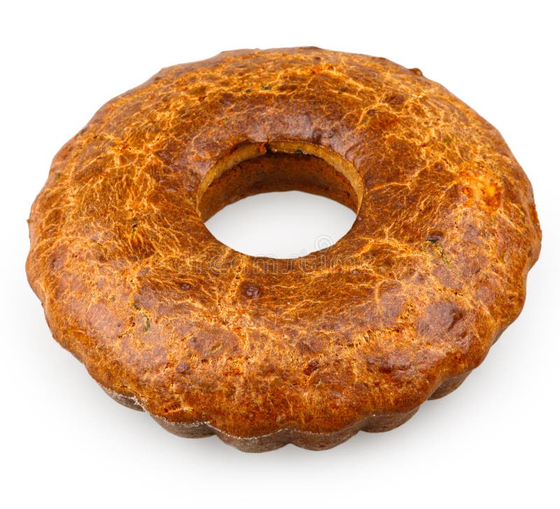 Ring cake isolated stock image. Image of yummy, snack - 31903159