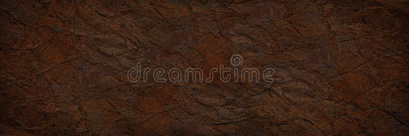 Brown Rock Texture. Rusty Rough Surface. Dark Stone Background with ...