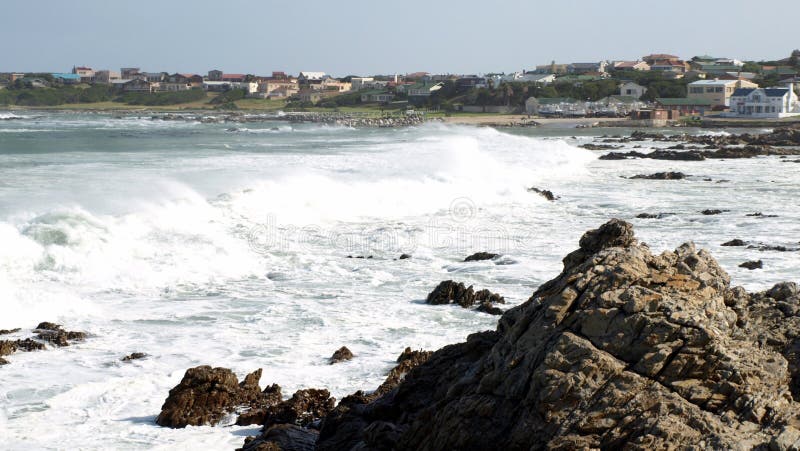 Brown rocks near sea stock photo. Image of beach, scotland - 70817716