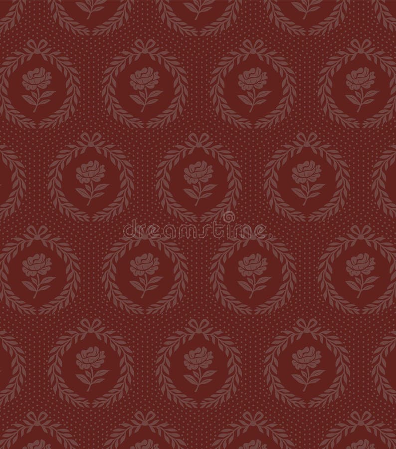 Brown roses seamless stock illustration. Illustration of summer - 50993330