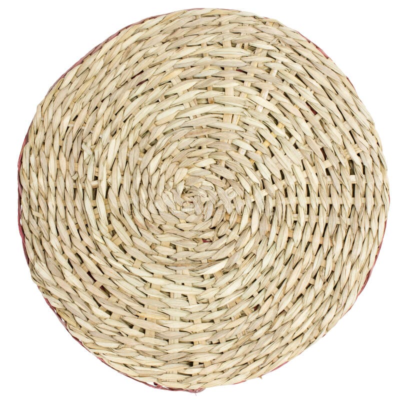 Brown round mat stock photo. Image of texture, close - 46959872