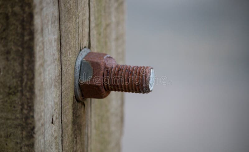 Rusty Bolt stock photo. Image of leeds, canal, metal - 111257608