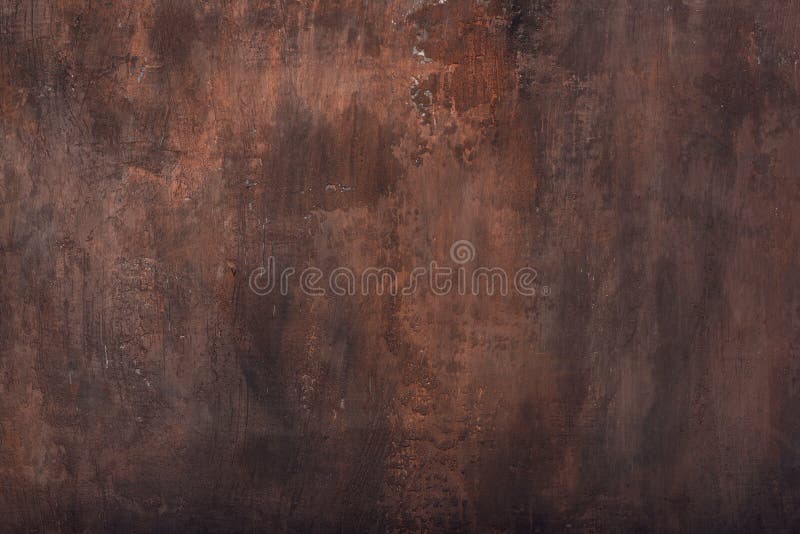 Brown Rusty Texture of the Wall for Background Stock Image - Image of ...