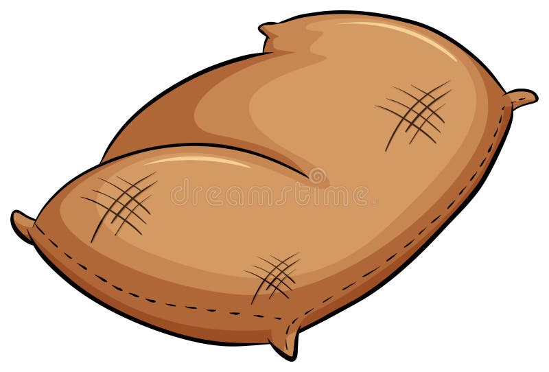 Brown-Sack vektor abbildung. Illustration von bauernhof - 55365520