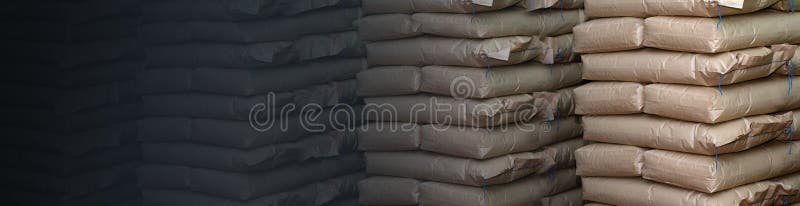 Brown sacks store stock photo. Image of store, paper - 129951034