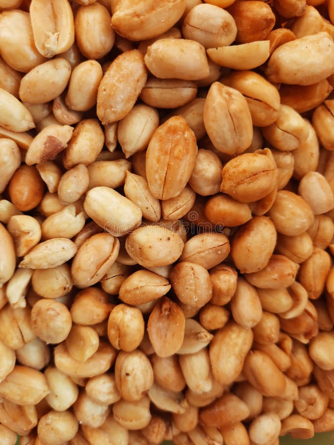 Brown Salty Crispy Fried Peanuts Stock Image - Image of peanuts, brown ...