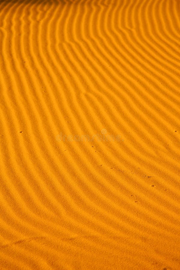 Brown sand desert stock image. Image of curved, desolate - 63157437