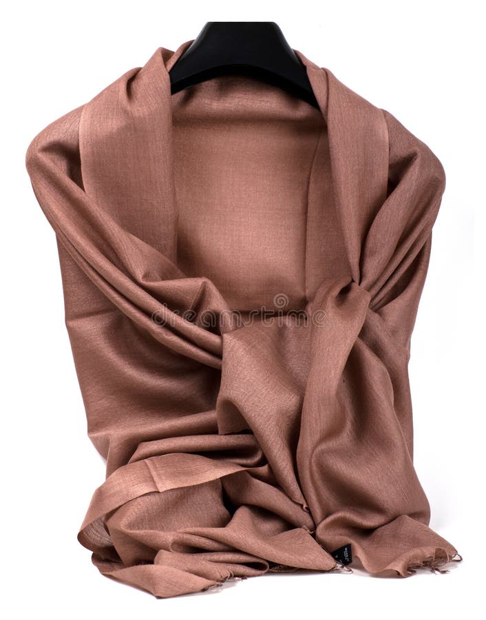 Brown scarf stock photo. Image of backgrounds, comfortable - 35620782