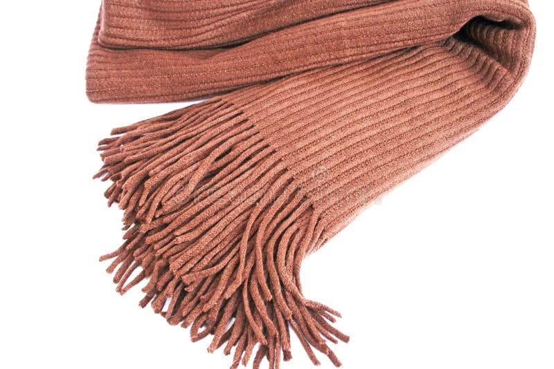 Brown scarf stock image. Image of neckwear, scarf, garment - 29701295