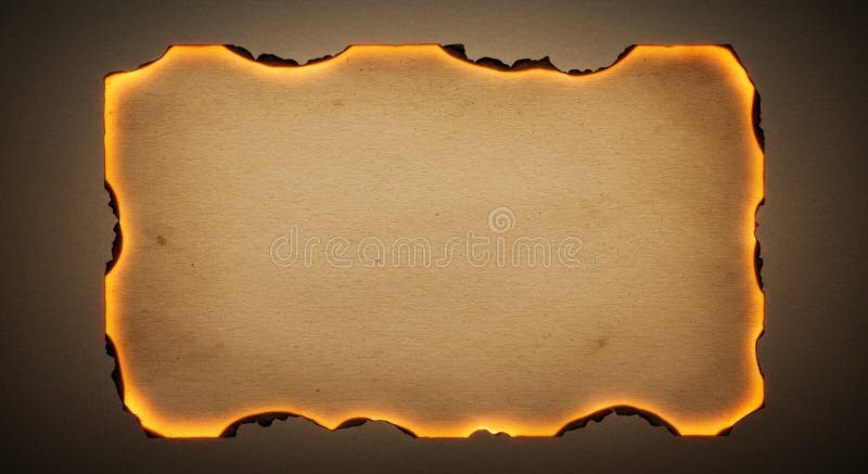 Brown Scorched Paper Frame Texture Background Stock Illustration ...