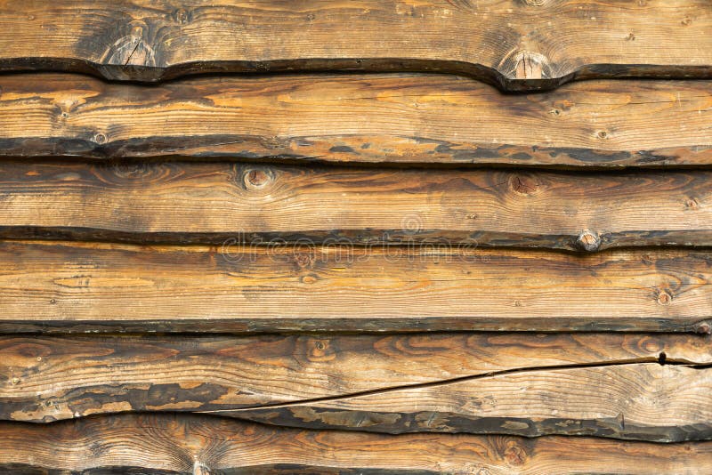 Brown Scratched Wooden Cutting Board. Wood Texture. Stock Image - Image ...