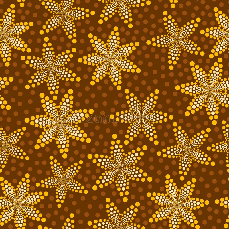 Brown seamless pattern stock vector. Illustration of pattern - 27171952