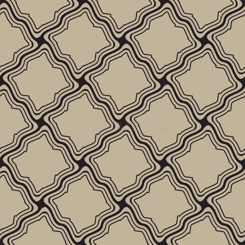 Brown seamless pattern stock vector. Illustration of geometric - 61663672