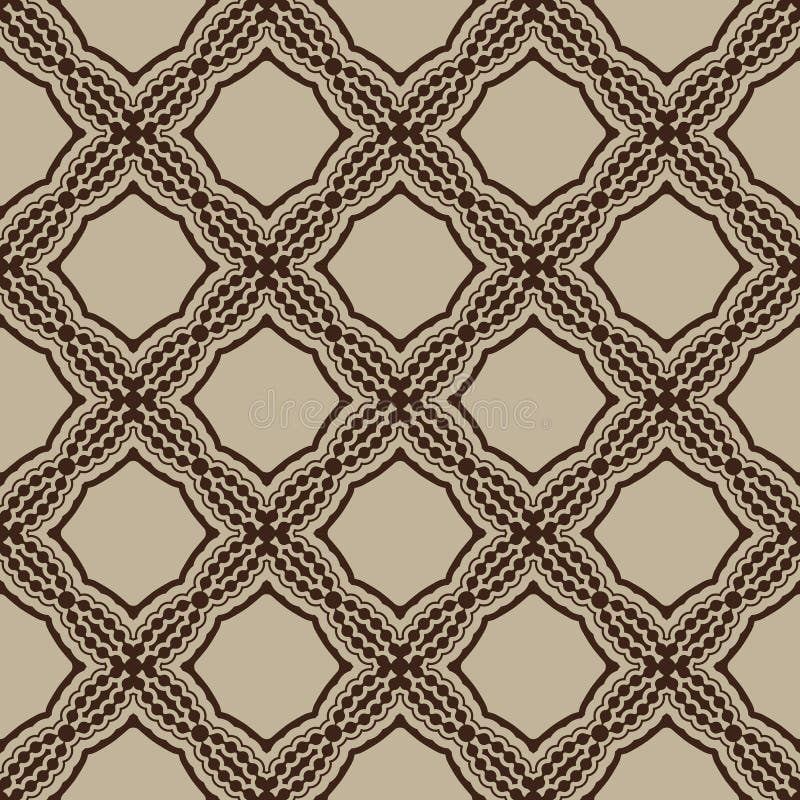 Brown seamless pattern stock vector. Illustration of abstract - 61771023