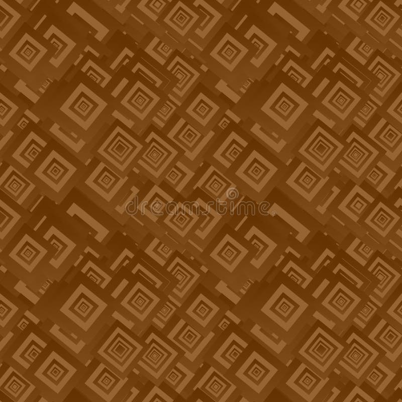 Brown Seamless Pattern Background Set Stock Vector - Illustration of ...