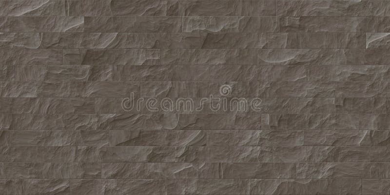 Brown Seamless Stone Cladding Texture Stock Illustration - Illustration ...