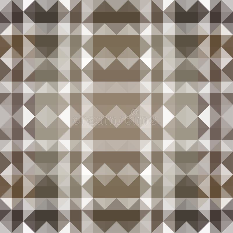 Brown Seamless Triangle Abstract Background Stock Vector - Illustration ...