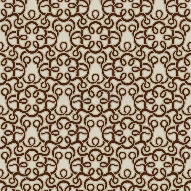 Brown Seamless Pattern Background Set Stock Vector - Illustration of ...