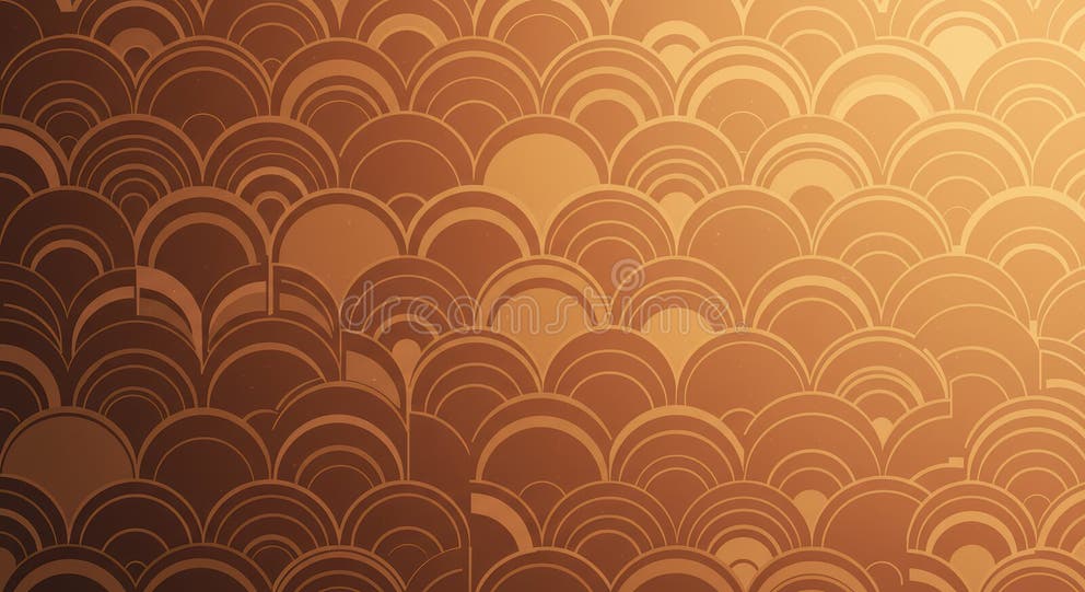 Brown Semicircle Pattern Background Stock Image - Image of semicircle ...