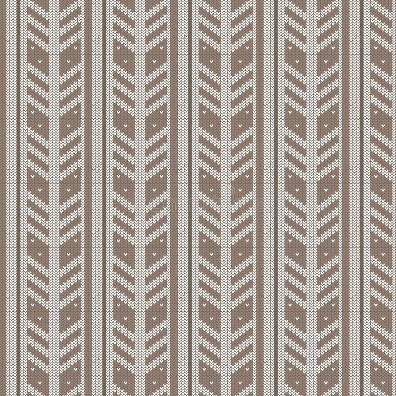 Brown Shade and White Feather Shape Vertical Striped with Spot K Stock ...