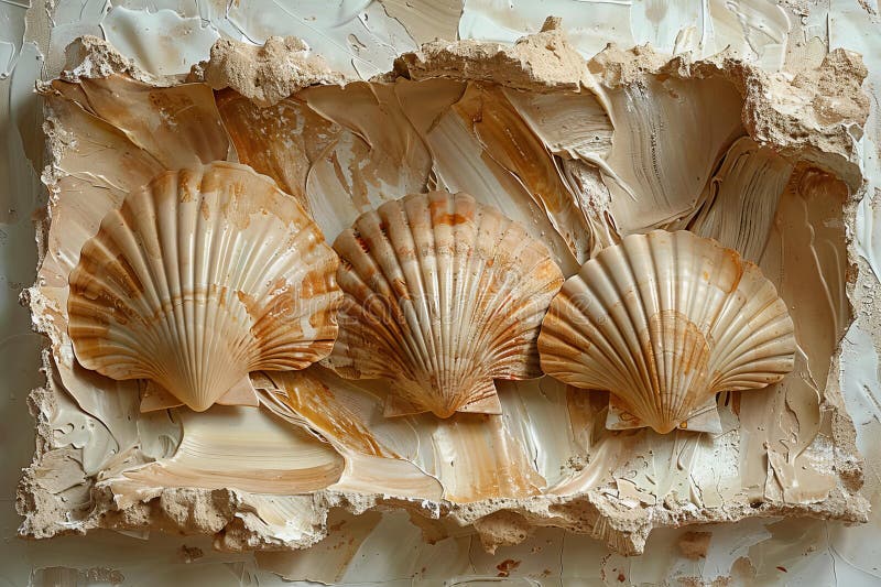 Brown Shells Made of Clay and Plastic, High Quality, High Resolution ...