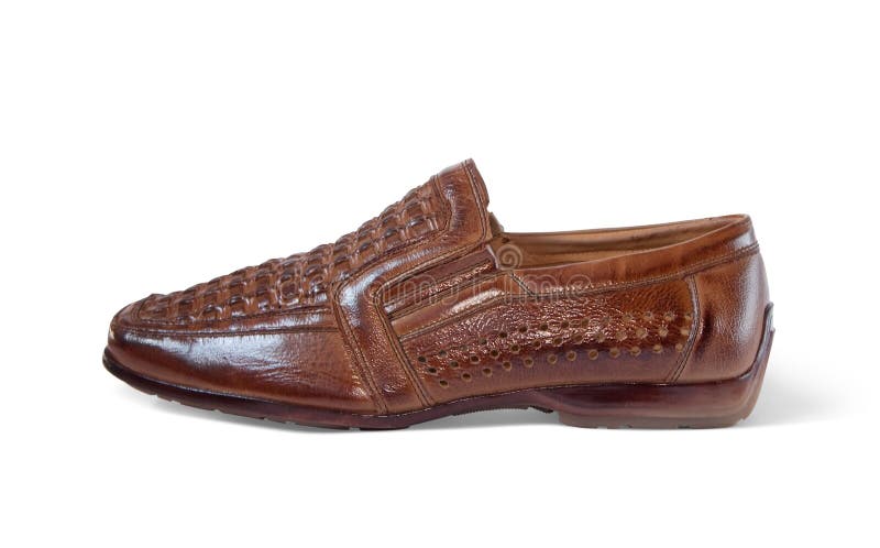Brown shoe stock image. Image of foot, elegant, accessory - 10613895