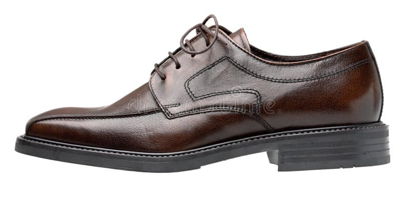 Brown shoe stock photo. Image of style, elegant, sideview - 1465454