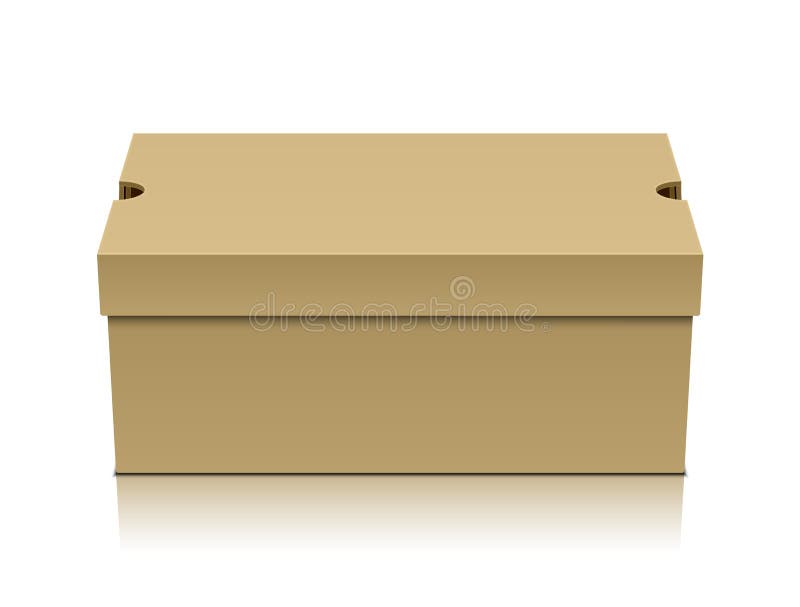 Shoe Carton Box Icon for Web Design Isolated on White Background Stock ...
