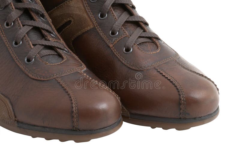 Brown shoes stock photo. Image of leathern, silver, brown - 8359844