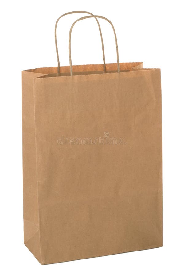 Brown Paper Bag stock photo. Image of shopping, paper - 5114628