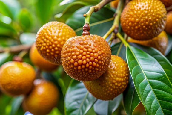 A Brown Skinned Fruit. Generated Using AI. Stock Illustration ...