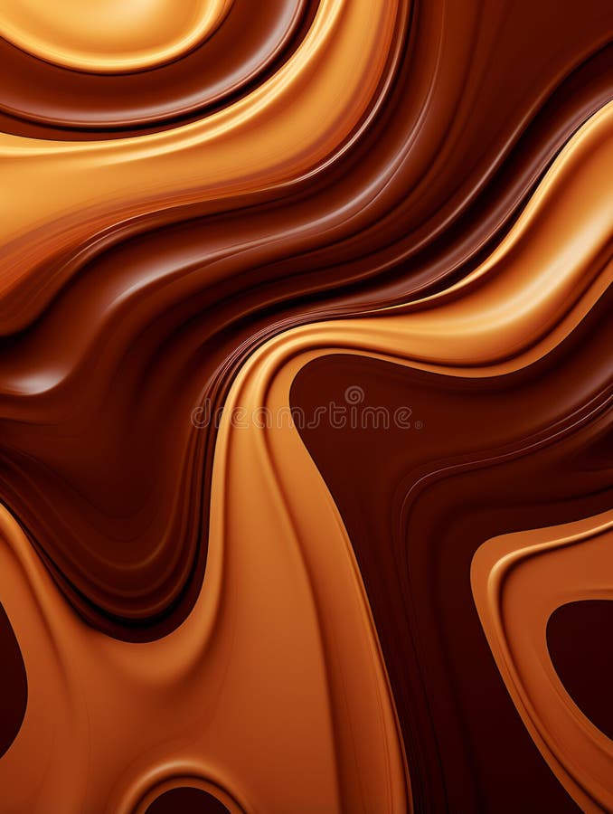 Brown Slime Happy Birthday Concept Creative Horizontal Art Poster ...