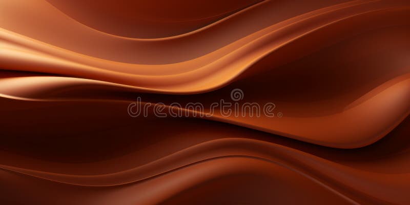 Brown Slime Creative Abstract Wavy Texture. Stock Illustration ...
