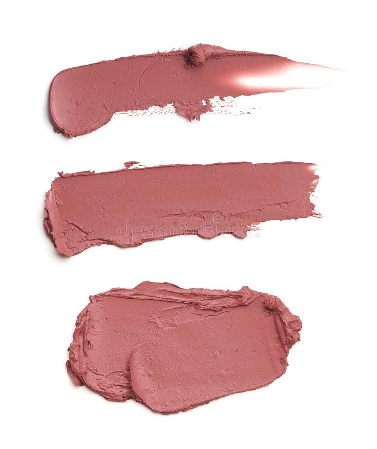 Brown Smear Paint of Cosmetic Products Stock Image - Image of bronze ...