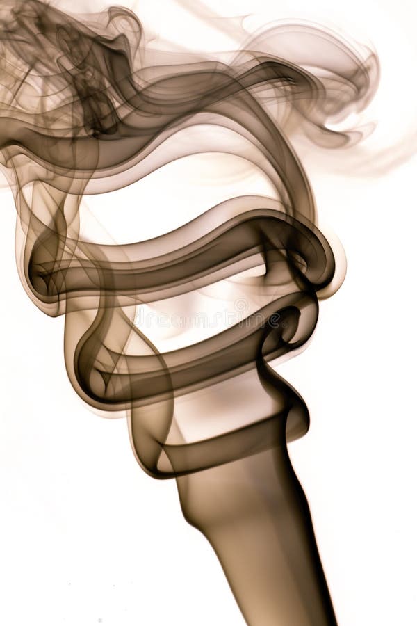 Brown Fog or Smoke Special Effect. Brown Cloudiness, Mist or Smog on ...