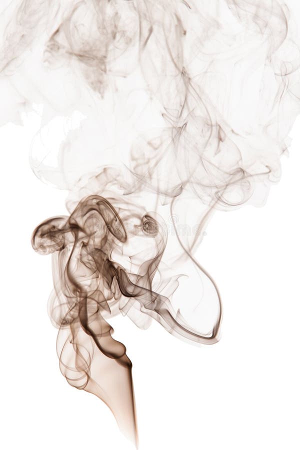 Brown Fog or Smoke Special Effect. Brown Cloudiness, Mist or Smog on ...