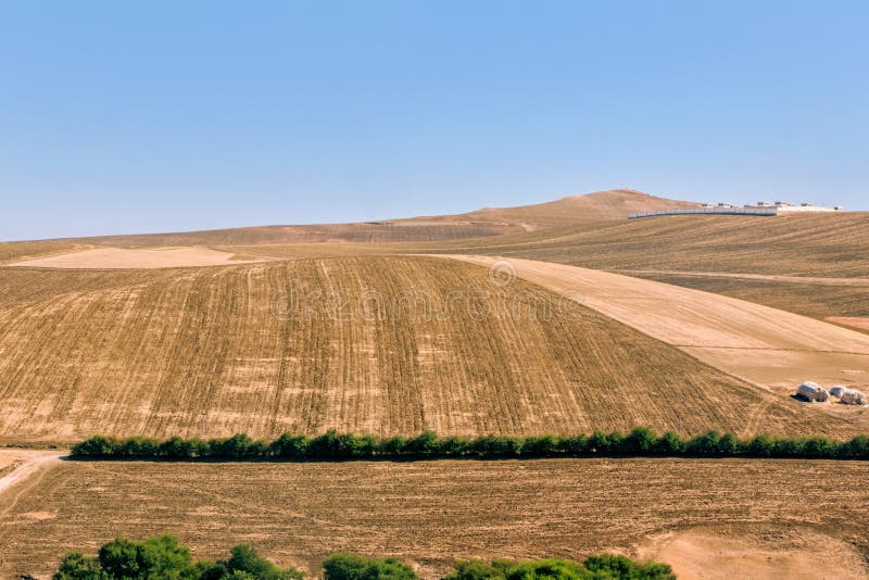 Brown Soil in Empty Field in Autumn Stock Photo - Image of countryside ...
