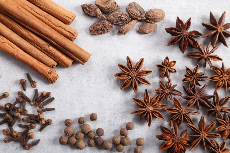 Brown spices. stock photo. Image of allspice, brown - 108193856